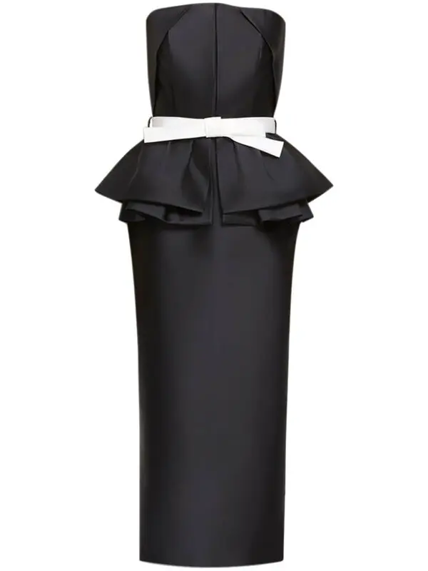 Dice Kayek Bow-detailing Midi Dress