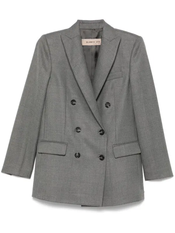 BLANCA VITA Gloxy Blazer - Grey
