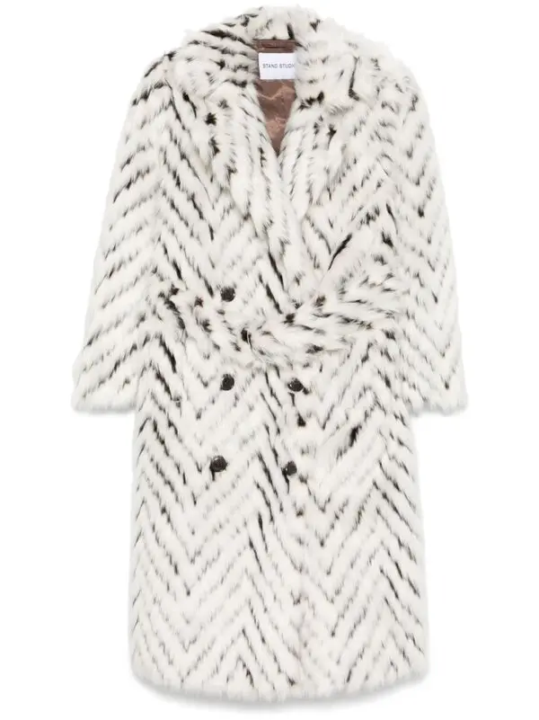 STAND STUDIO Jasmine Faux-fur Coat