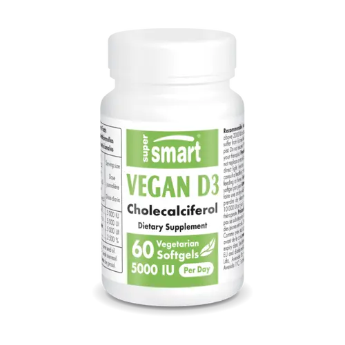 SUPERSMART Vegan Vitamin D3 5000 Iu