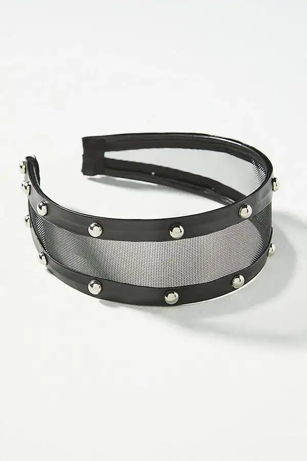 Anthropologie Studded Satin Headband Gemstone Headbands, Set of 2 | Anthropologie main image 4