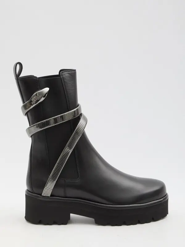 Rene Caovilla Juniper 45 Biker Boots