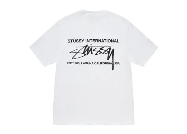StÜssy Smooth International T-shirt - White