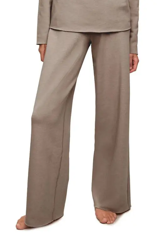 Eberjey Reversible High-waist Fleece Lounge Pants