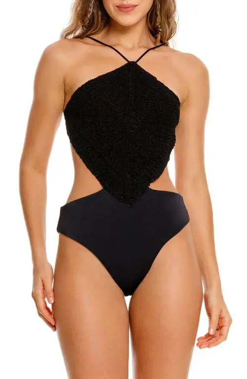 Agua Bendita Adara Dawn One-piece Swimsuit - Black