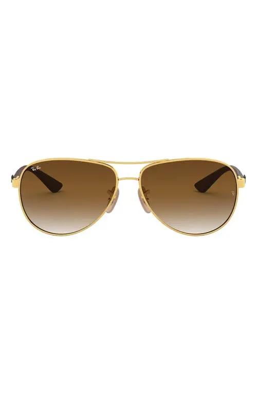 Ray-ban 61mm Aviator Sunglasses