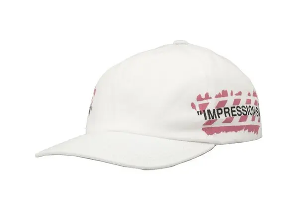Off-White Off Diag Stencil Print Baseball Cap