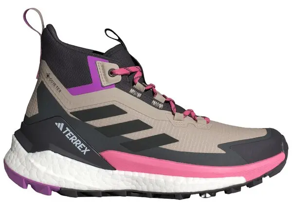 Adidas Terrex Free Hiker 2.0 Goretex Sneakers - Wonder Beige/pink Fusion/aurora Black