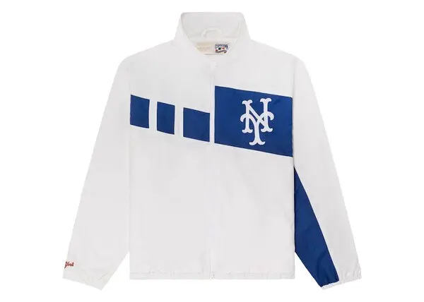 Aimé Leon Dore X New York Mets Colorblock Windbreaker - White