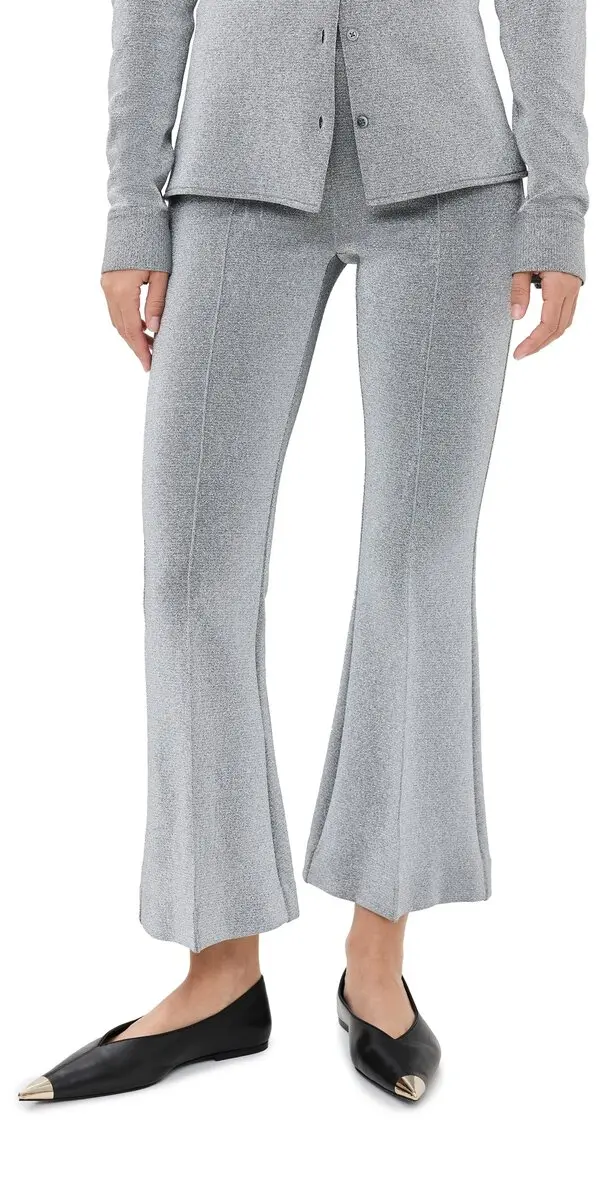 Rosetta Getty Cropped Flare Pants