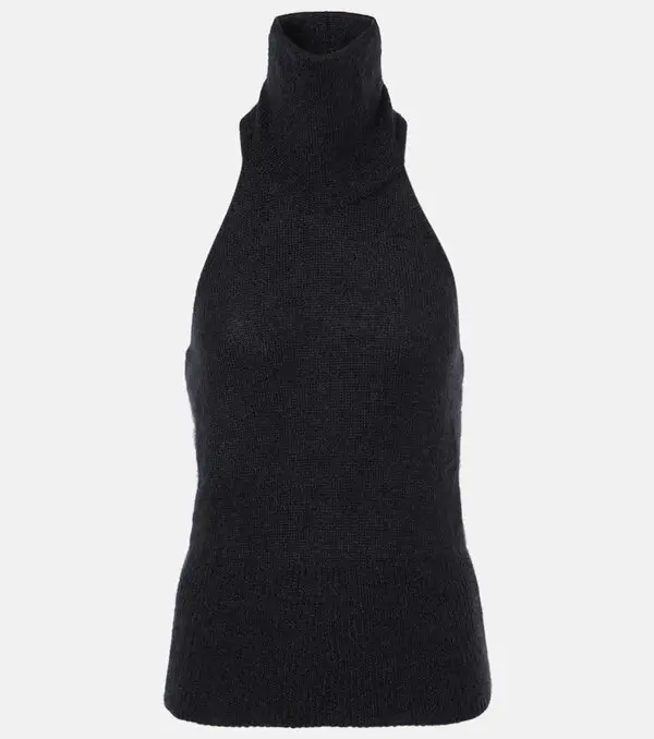 Magda Butrym Turtleneck Mohair-blend Top
