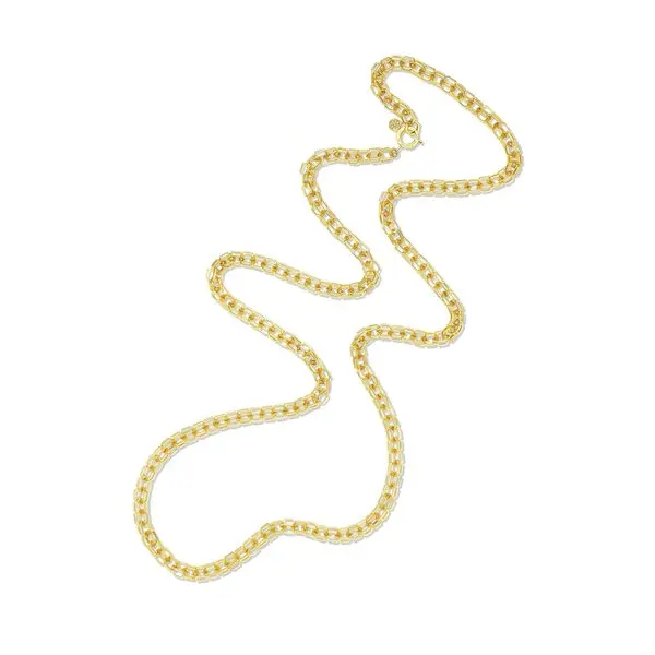 CADAR B Home 8mm Hexagon Link Necklace