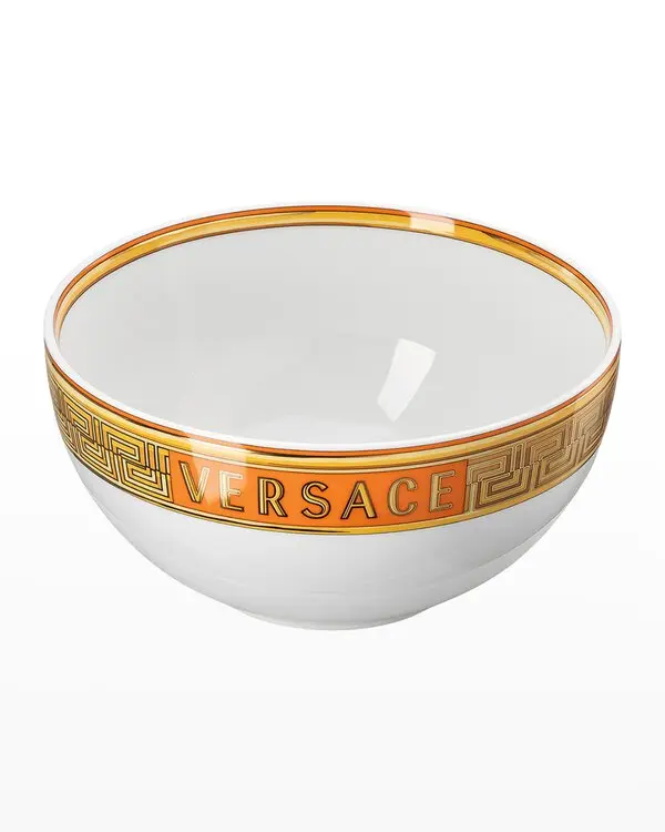 Versace Cereal Bowl - Medusa Amplified Orange Coin