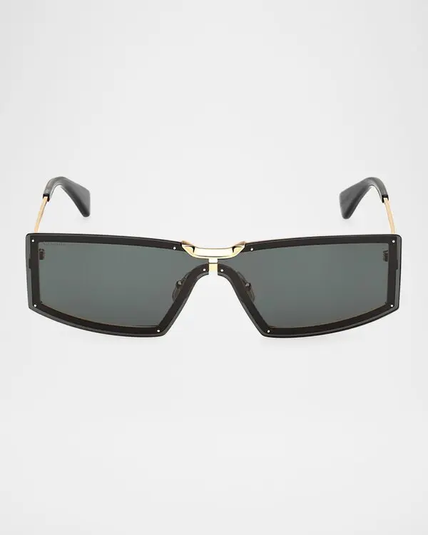 Max Mara Metal Rectangle Sunglasses