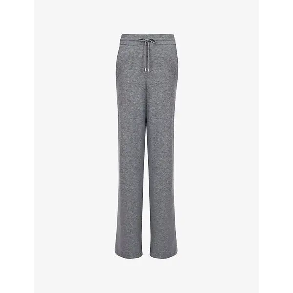 LEEM Drawstring-waist Wide-leg Trousers