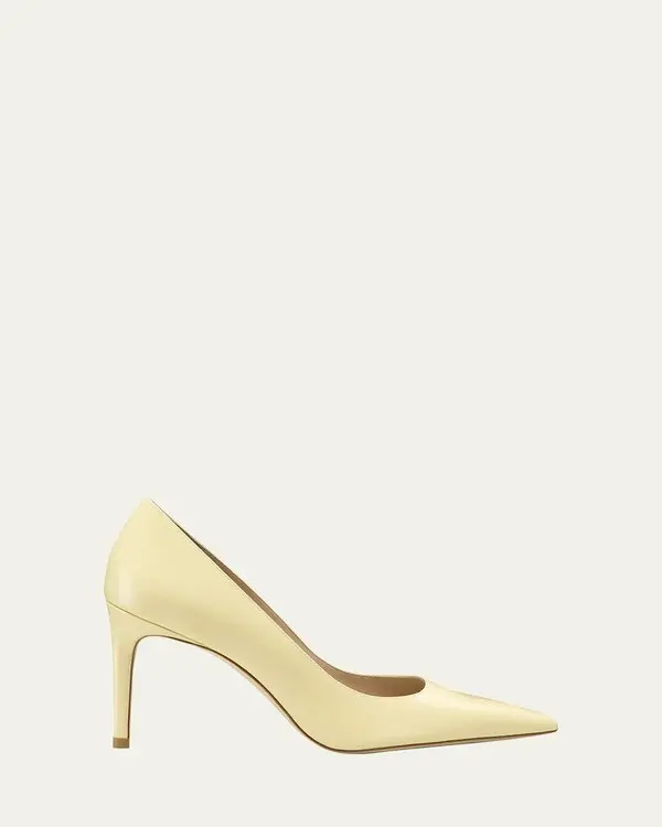 STUART WEITZMAN Power Pumps - Lemon Chiffon