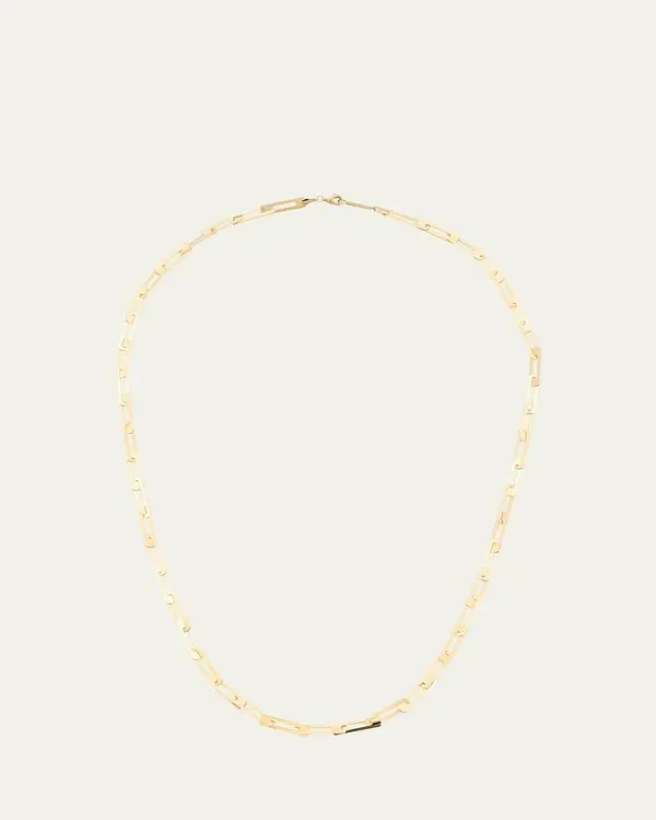 Lana Jewelry 14k Yellow Gold Interlocking Rectangle Necklace
