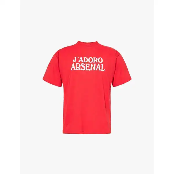 Aries X Arsenal J'Adoro Crew-Neck Relaxed-Fit Cotton-Jersey T