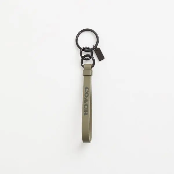 Coach Restored Loop Key Fob - Army Green/olive Green | Editorialist
