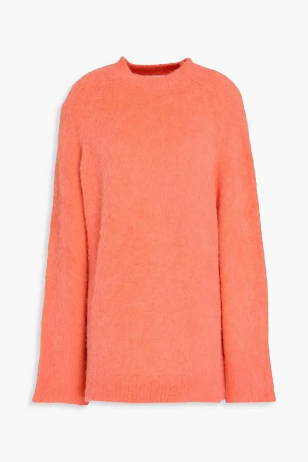 RÓHE Oversized Alpaca-blend Sweater - Peach