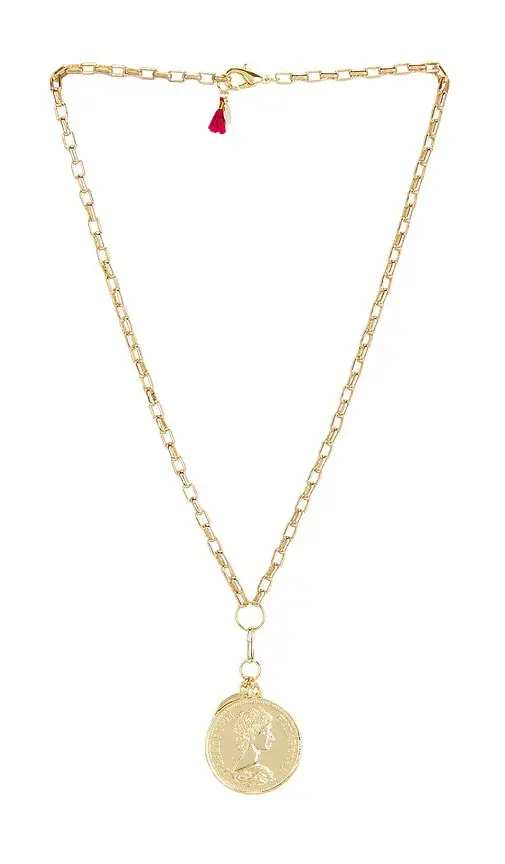 Shashi Double Coin Necklace