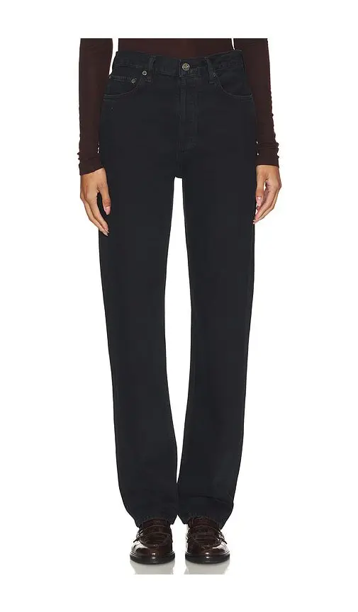 AGOLDE 90's Pinch Waist Long Jeans - Crushed