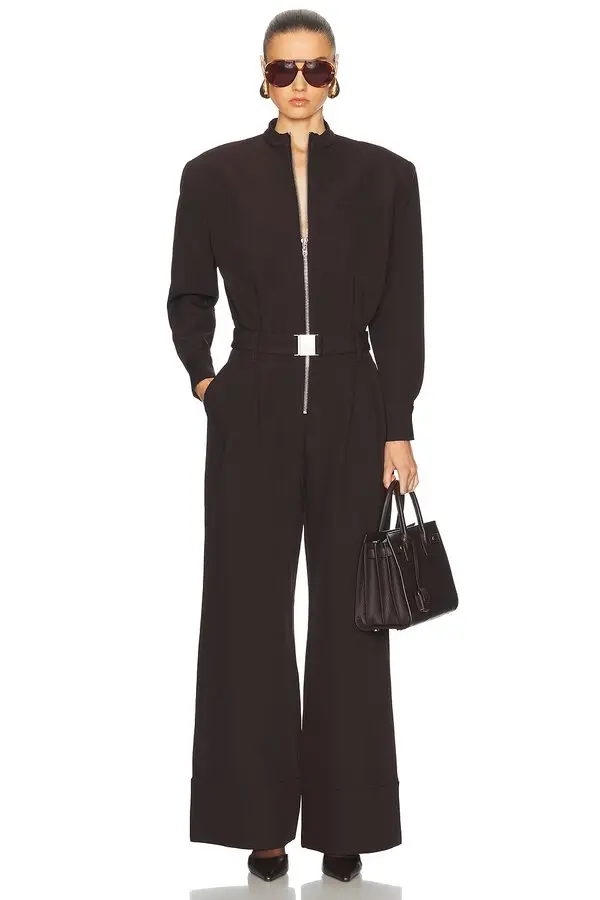 SEROYA Vera Jumpsuit - Ash Brown