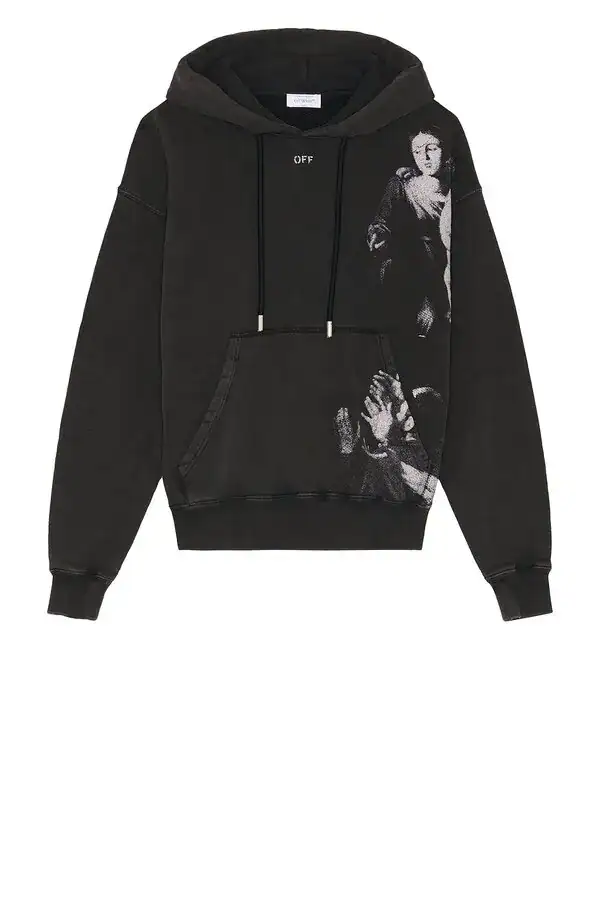Off-White Blurred Mary Skate Hoodie In Black - 61% Off | Editorialist