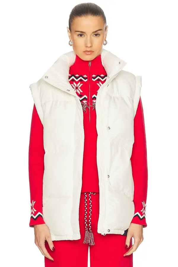 The Upside Après Ski Pinnacle Oslo Puffer Gilet - Powder