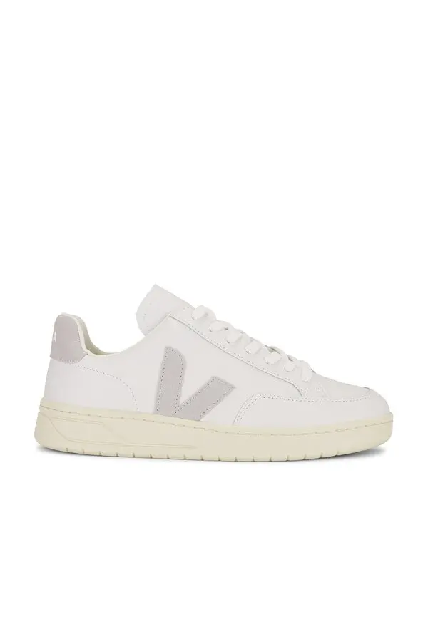 VEJA V-12 Sneakers - Extra White & Light Grey