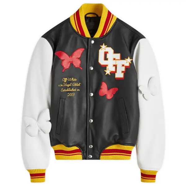 Off-White 2013 Leather Varsity - Black