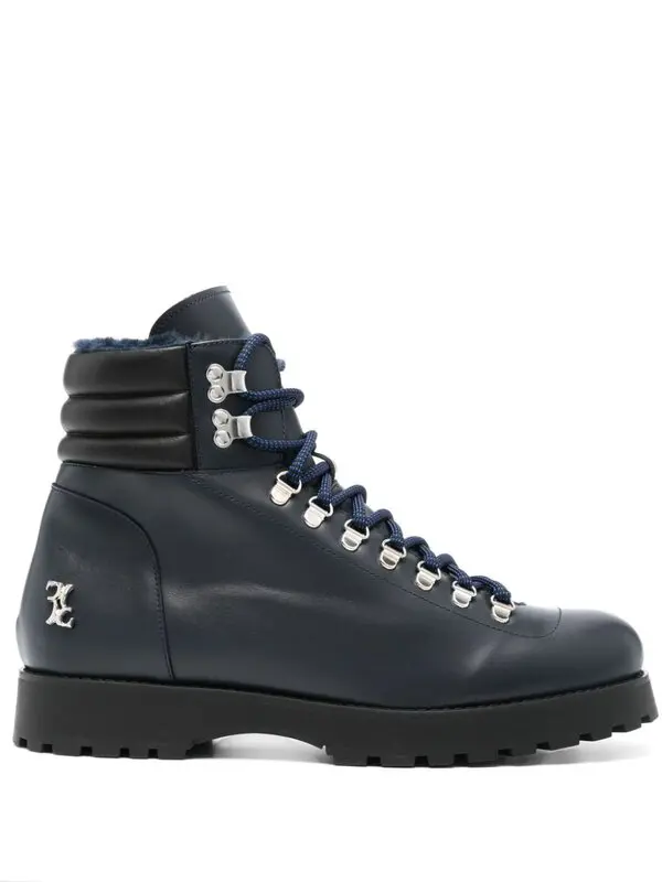BILLIONAIRE Leather Ankle Boots