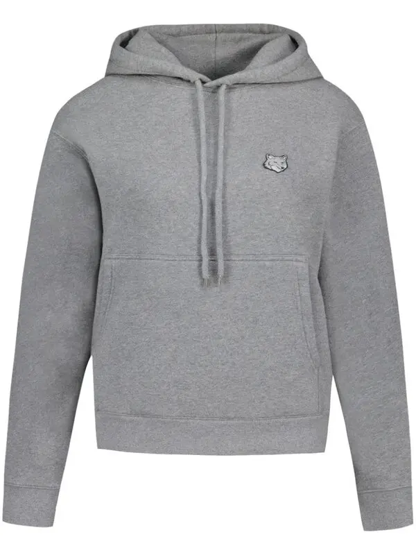 Maison Kitsuné Fox Head Hoodie - Grey