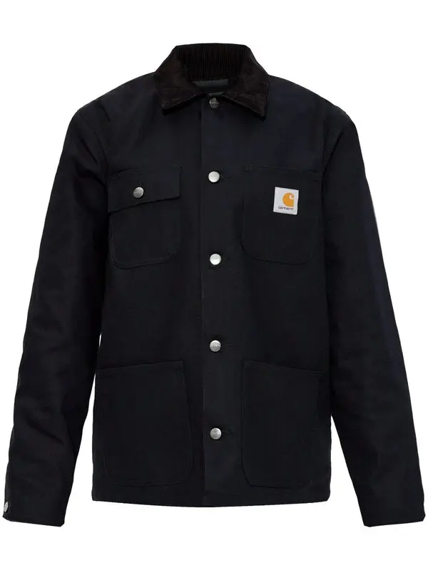 Carhartt Work In Progress Logo-patch Shirt Jacket - Black