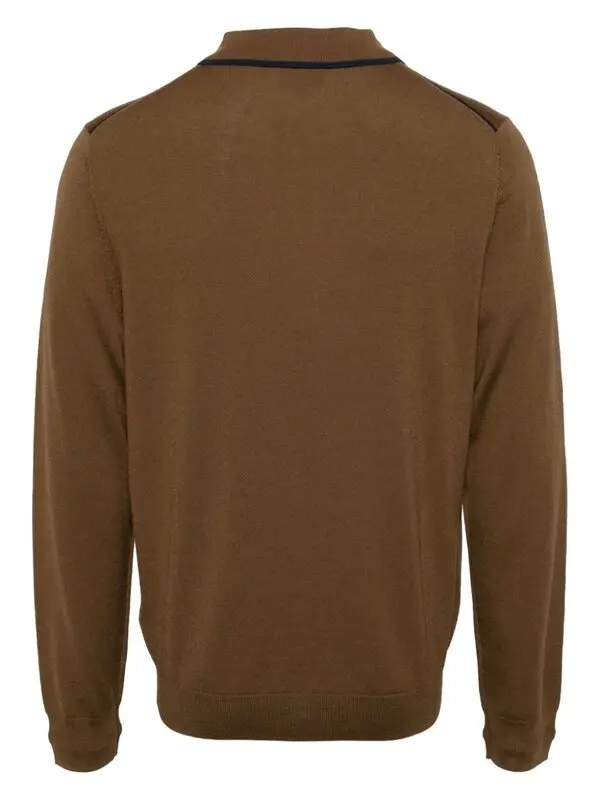 Paul Smith Merino Wool Knitted Polo