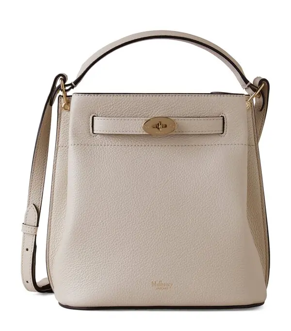 Mulberry Leather Islington Bucket Bag - White