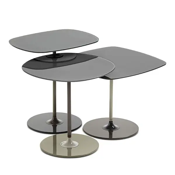 KARTELL Thierry Side Table, Set Of 3 - Gray