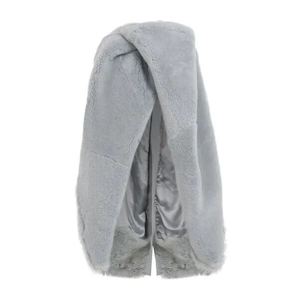 Rick Owens Lamb Shearling Masto Cape