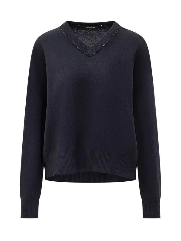 Fabiana Filippi Wool-blend Jersey Sweater