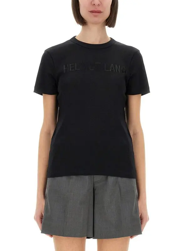 Helmut Lang T-shirt With Logo - Black