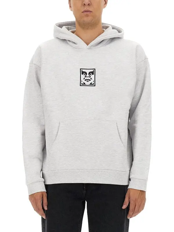 Obey Printed Sweatshirt - Grey