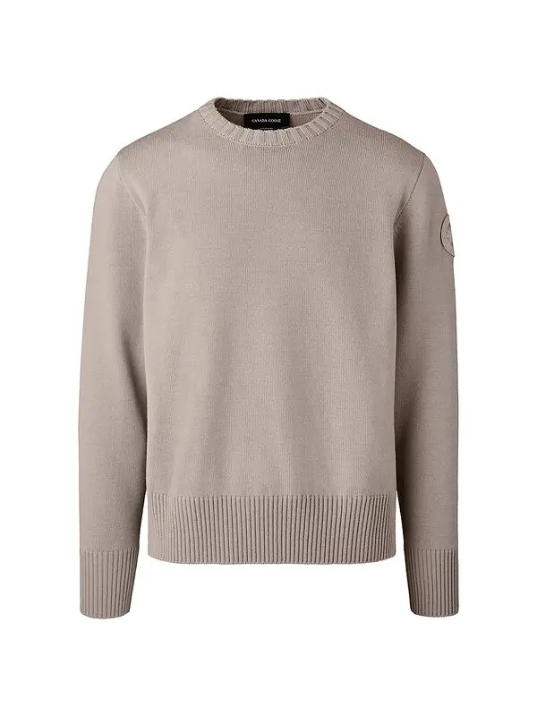 Canada Goose Rosseau Wool Crewneck Sweater - Limestone | Editorialist
