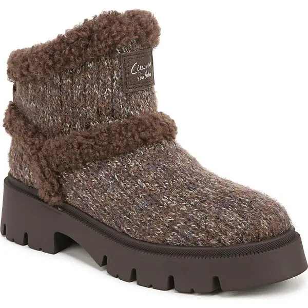 CIRCUS NY BY SAM EDELMAN Clare Booties - Brown Multi/ Teddy Brown