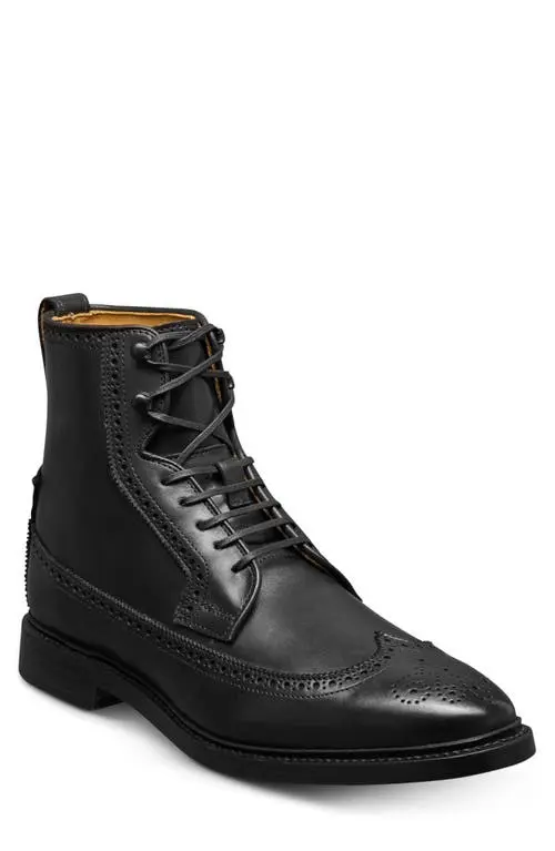 Allen Edmonds Maddox Reserve Wingtip Leather Boots - Black