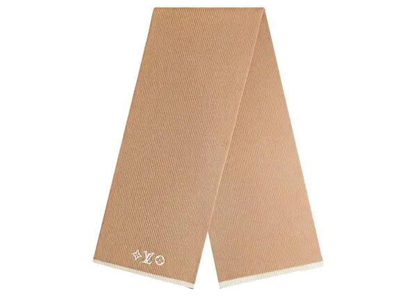LOUIS VUITTON Headline Scarf - Camel Brown