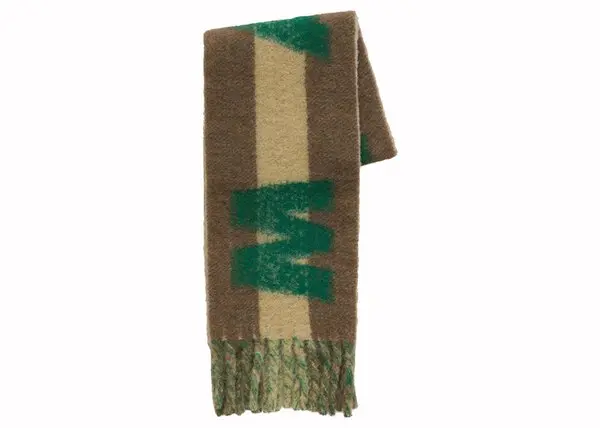 Marni Virgin Wool Lobster Scarf - Multicolor