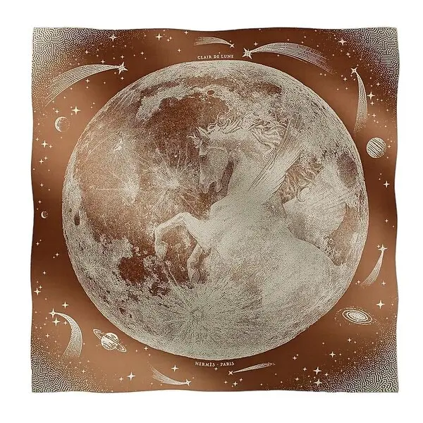 Hermès Shawl Clair De Lune