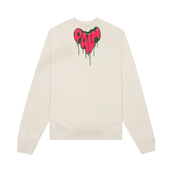 Palm Angels Spray Heart Crewneck