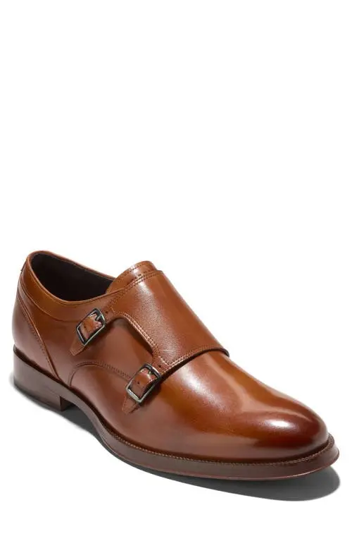 Cole Haan Carnegie Monk Strap Loafer - British Tan