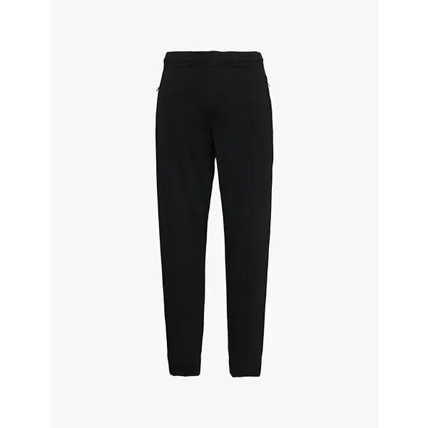 Orlebar Brown Struma Tapered-leg Wool-jersey Jogging Bottoms - Black
